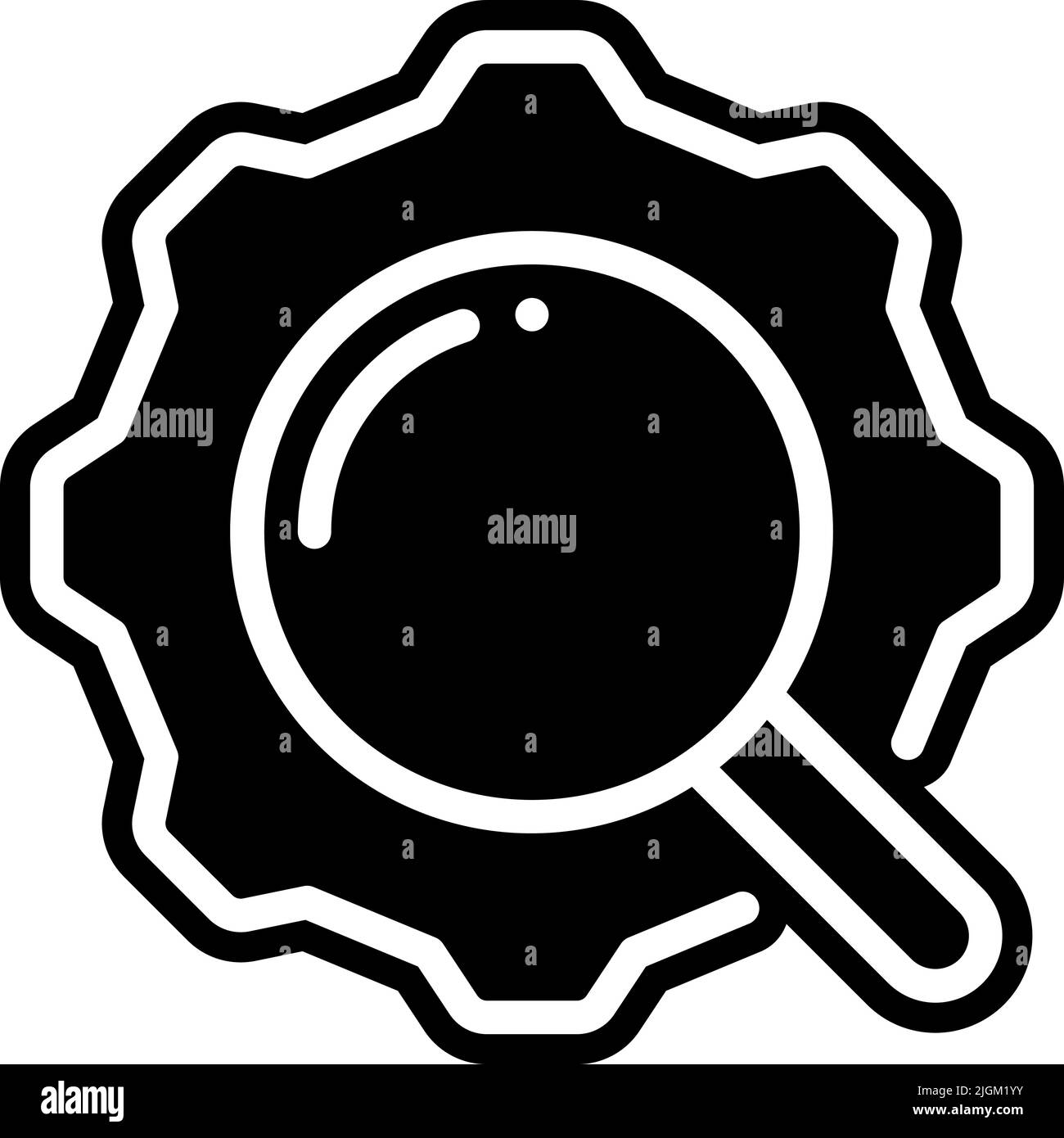 Magnifying Glass Icon Stock Vector Image And Art Alamy