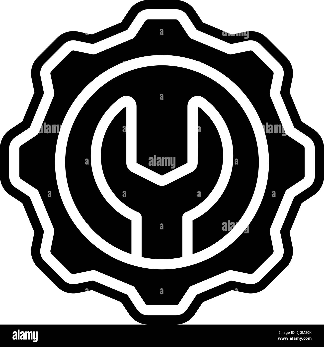 Cog circle Black and White Stock Photos & Images - Alamy