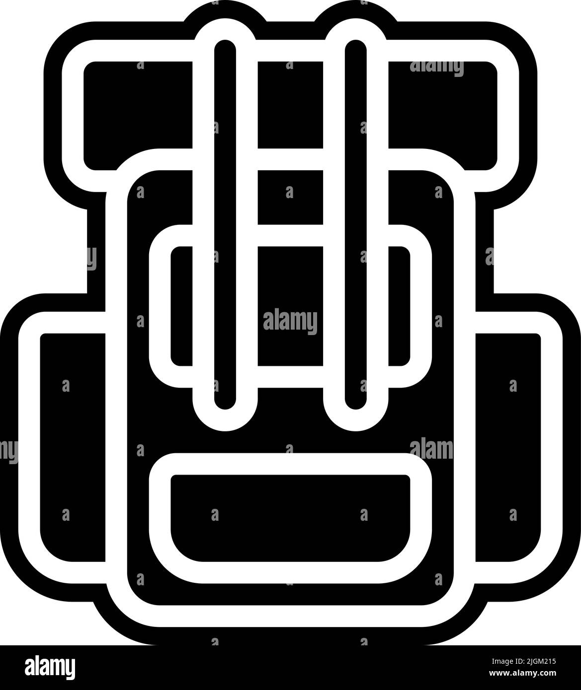 Bag icon Black and White Stock Photos & Images - Alamy