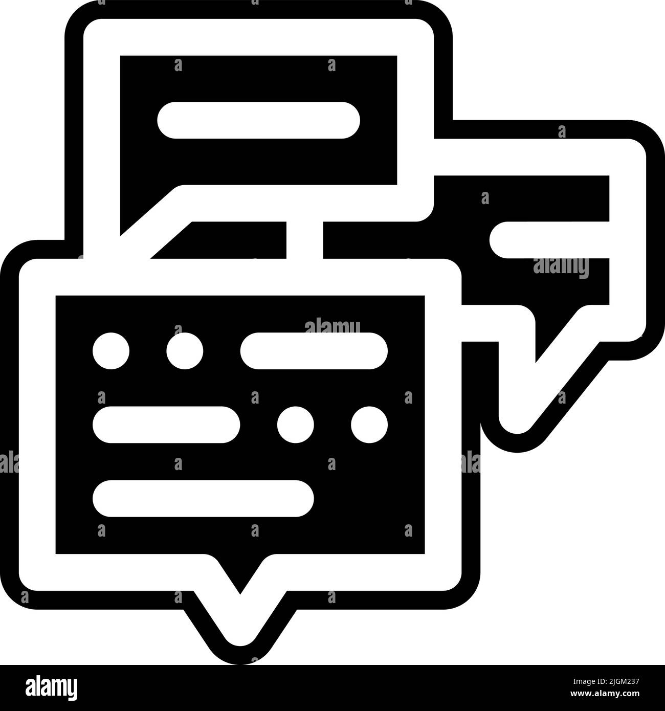 speech bubble icon Stock Vector Image & Art - Alamy