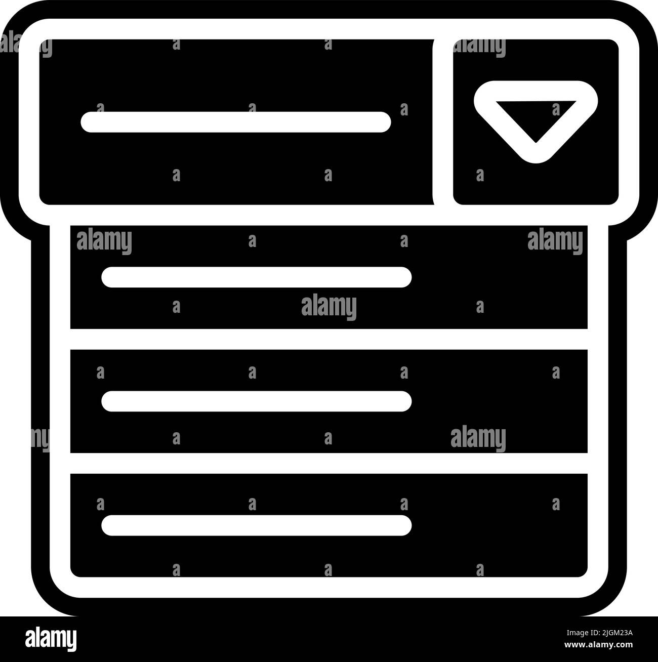 drop down menu icon Stock Vector Image & Art - Alamy drop down menu icon Stock Vector Image & Art - Alamy