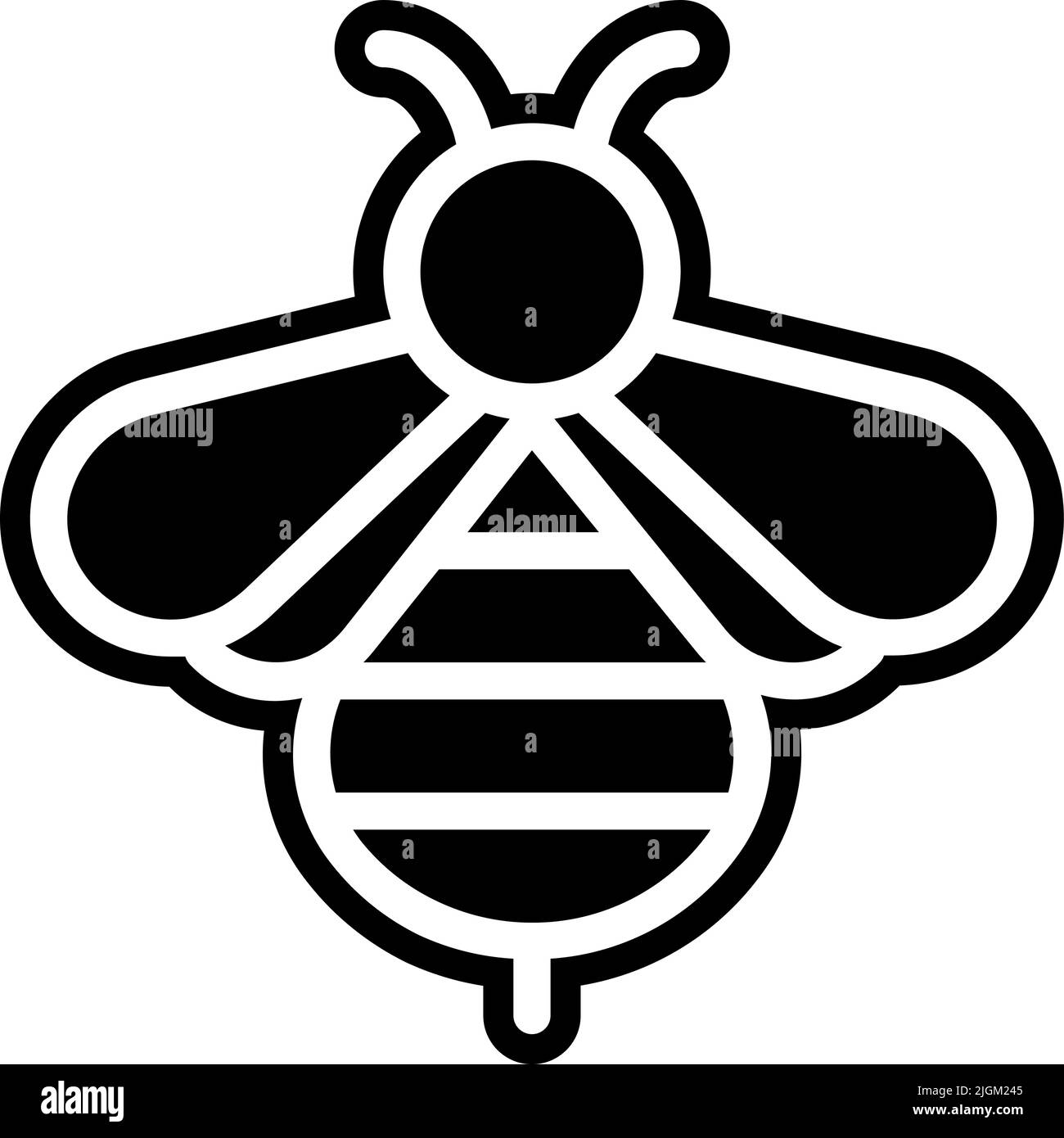 bee icon Stock Vector Image & Art - Alamy