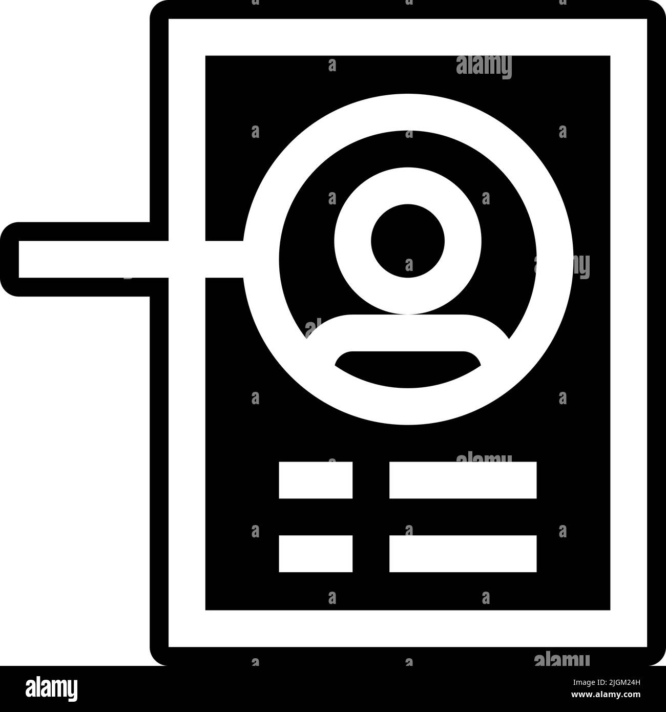 cv icon Stock Vector Image & Art - Alamy