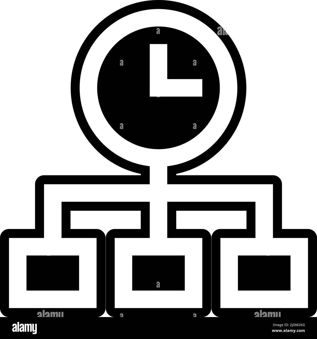 time manager icon Stock Vector Image & Art - Alamy