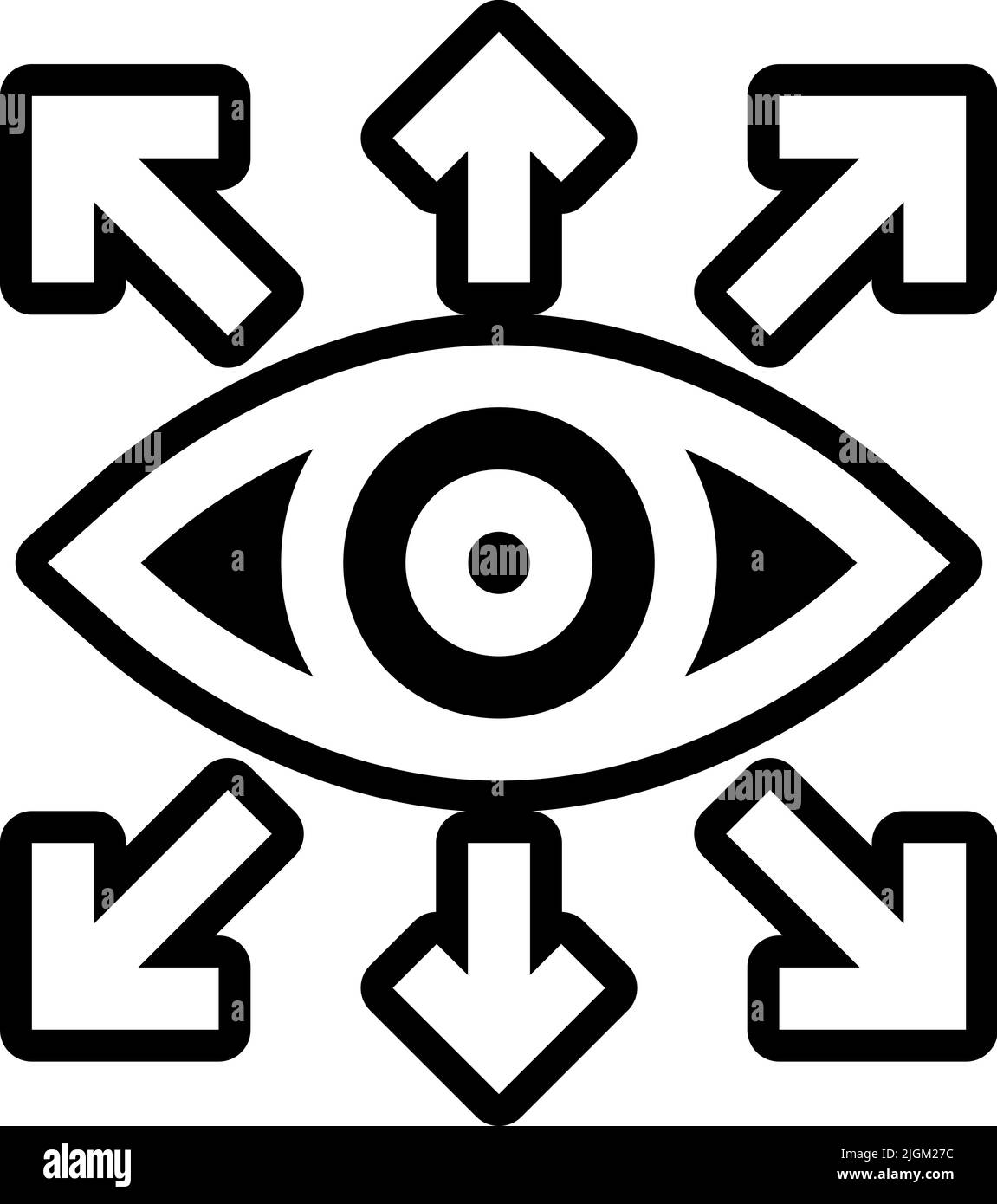 shared vision icon Stock Vector Image & Art - Alamy