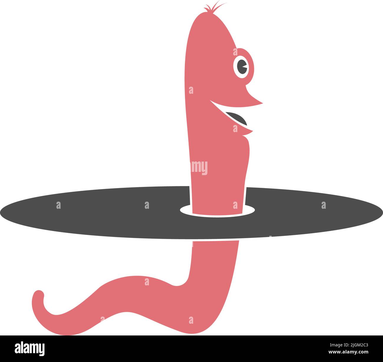 Worm icon logo design illustration vector template Stock Vector Image ...