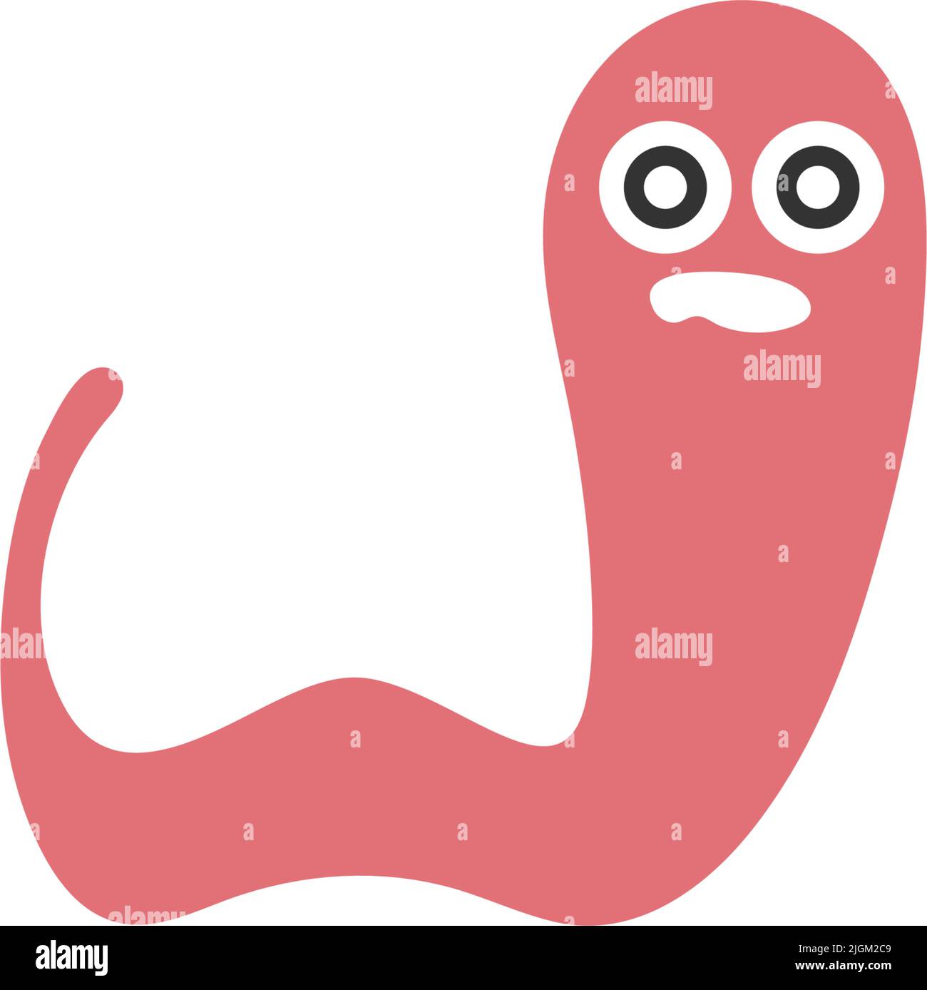 Worm icon logo design illustration vector template Stock Vector Image ...