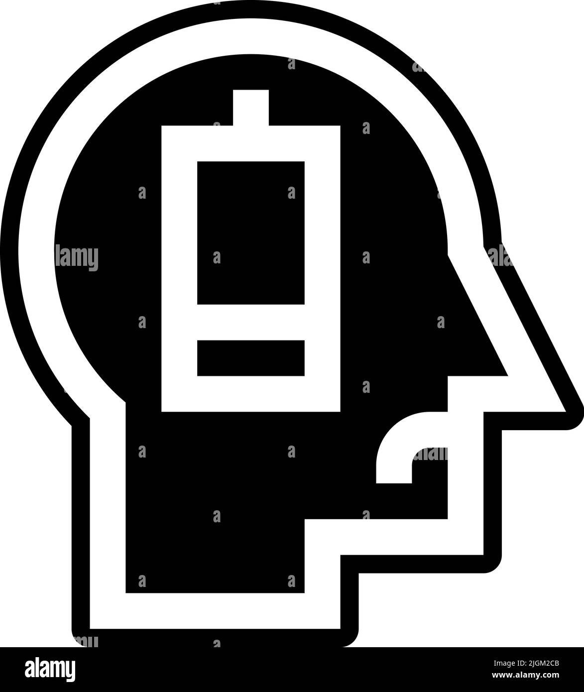 Office exhaustion icon Stock Vector Images - Alamy