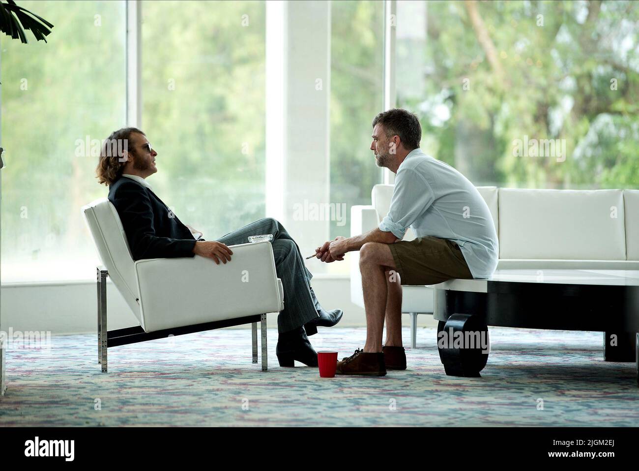 JOAQUIN PHOENIX, PAUL THOMAS ANDERSON, INHERENT VICE, 2014 Stock Photo ...