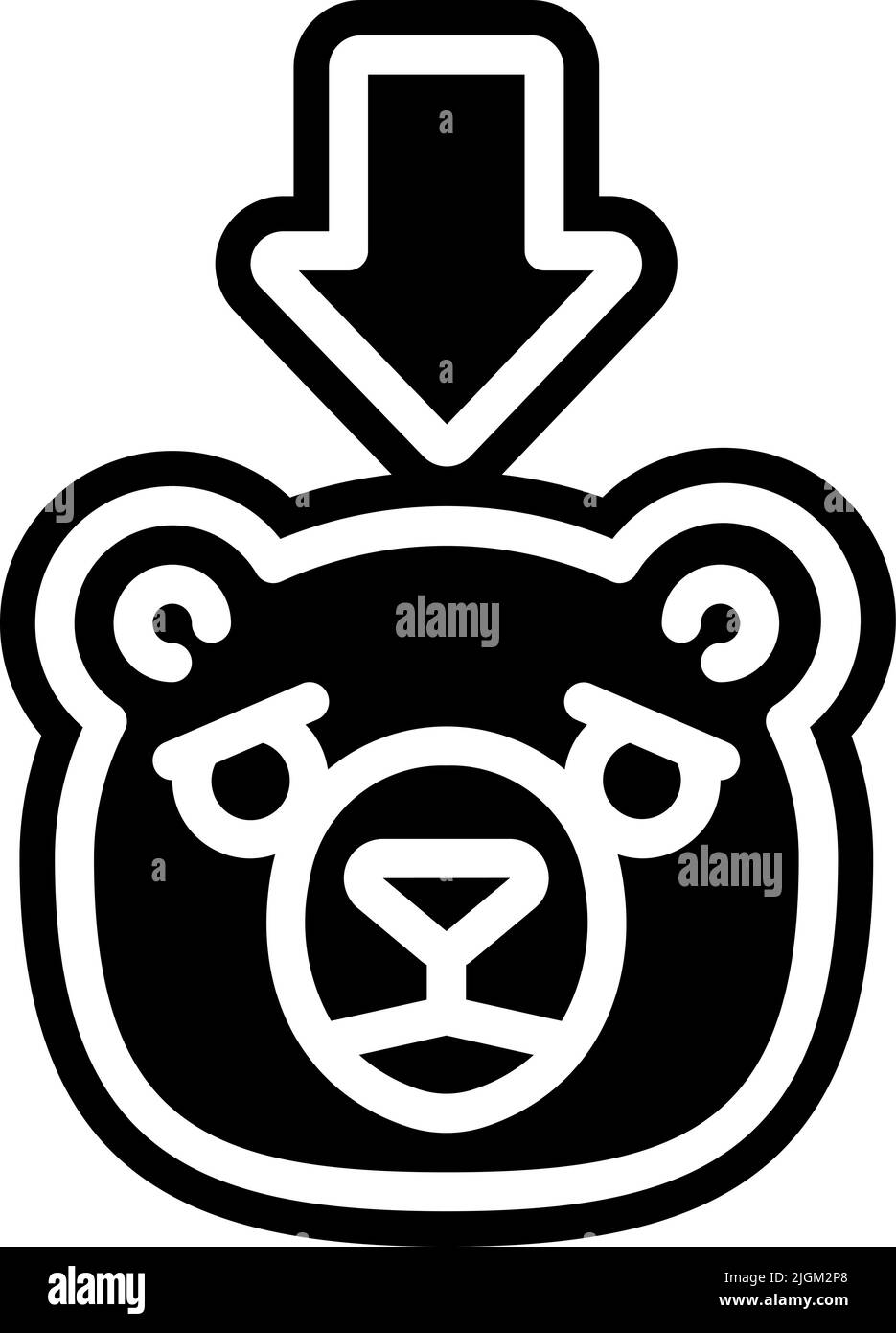 bear market icon Stock Vector Image & Art - Alamy