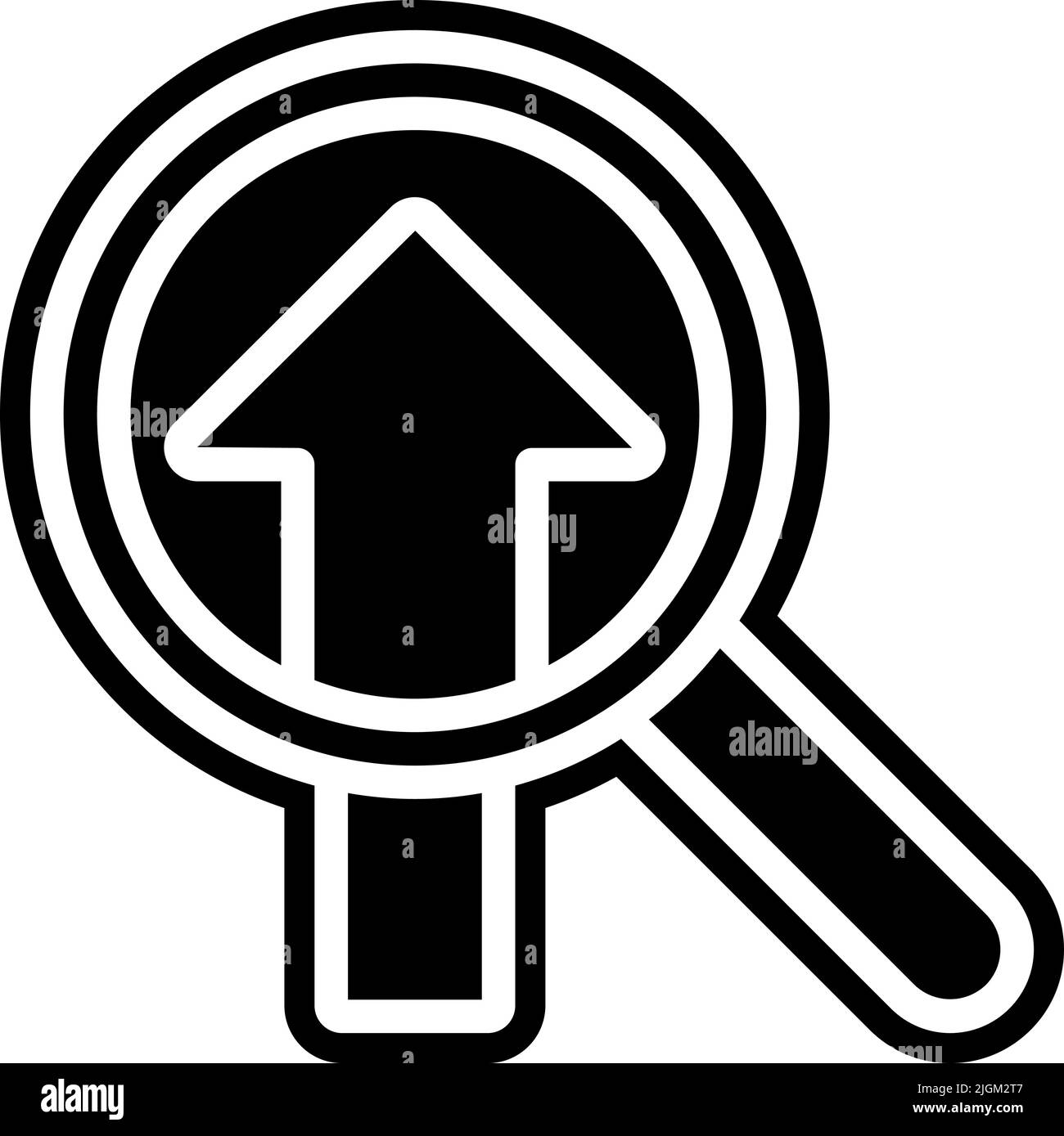 magnifying glass icon Stock Vector Image & Art - Alamy