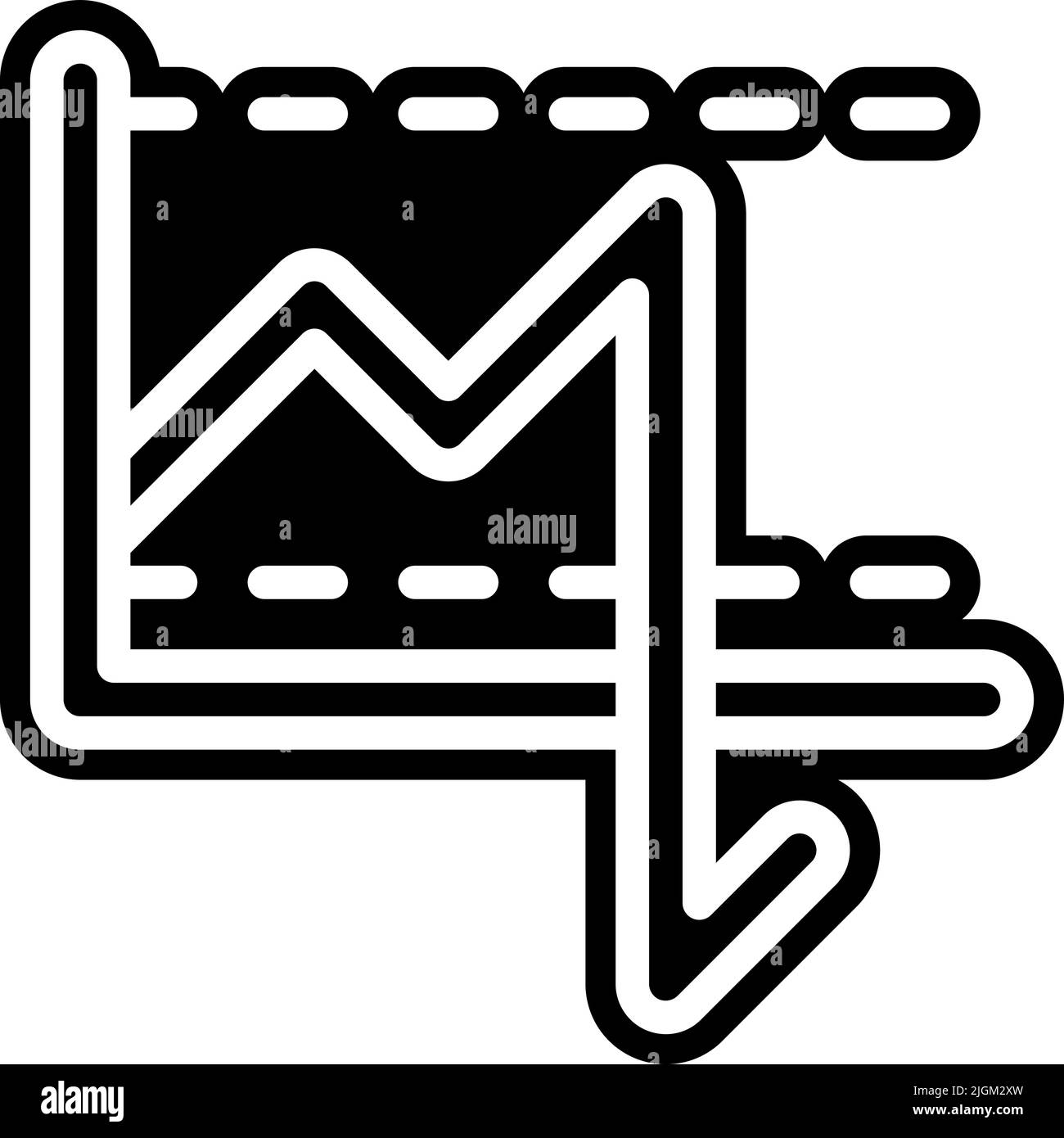 line graph icon Stock Vector Image & Art - Alamy