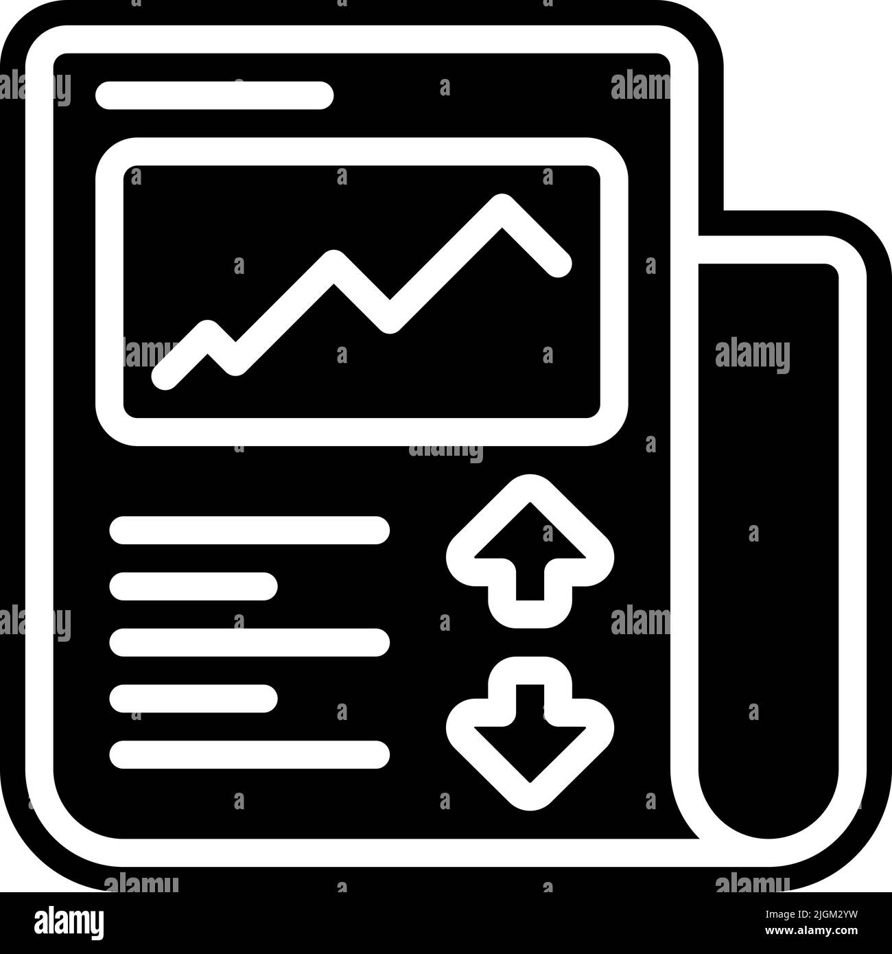 newspaper icon Stock Vector Image & Art - Alamy