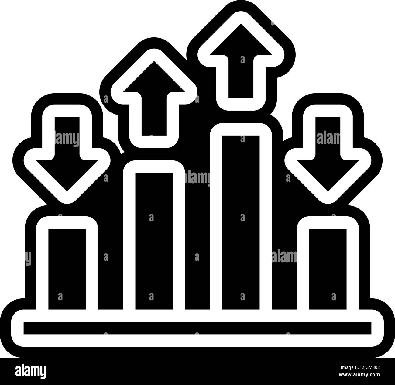 bar graph icon Stock Vector Image & Art - Alamy