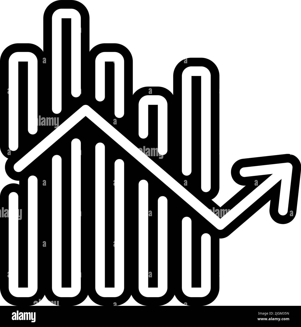 line graph icon Stock Vector Image & Art - Alamy