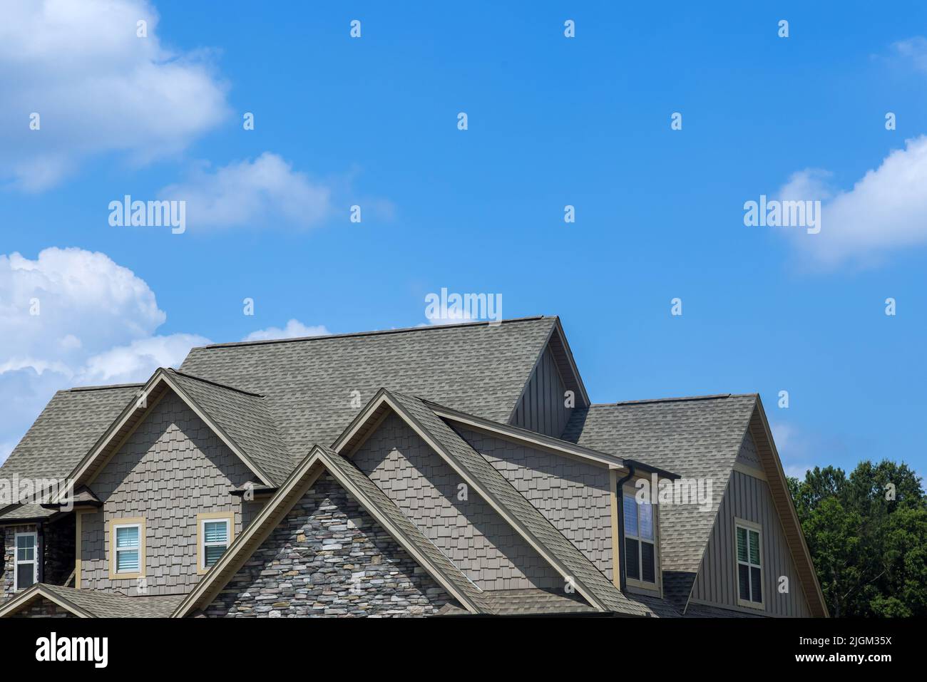 Installation asphalt roofing shingles hi-res stock photography and ...