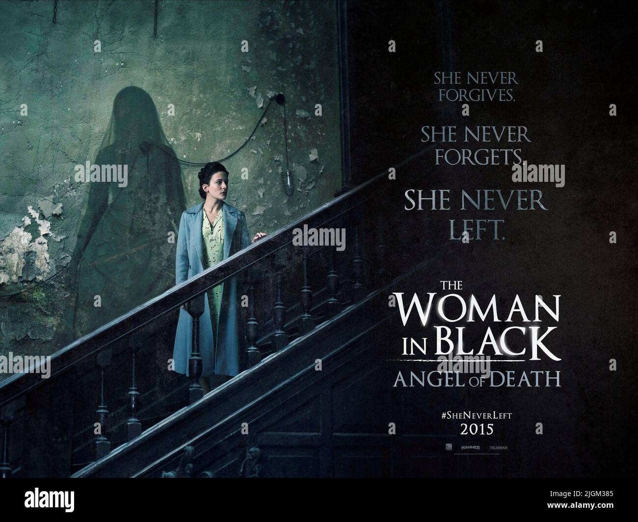 Movie Poster The Woman In Black 2 Angel Of Death 2014 Stock Photo