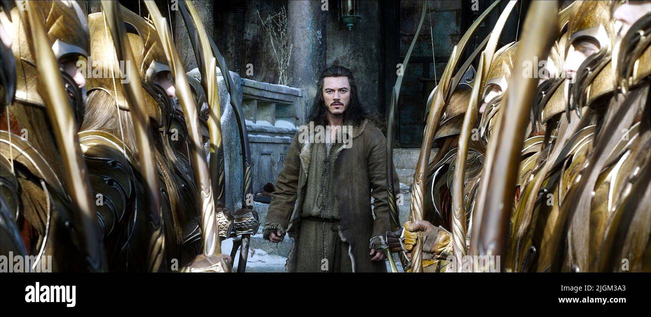 LUKE EVANS, THE HOBBIT: THE BATTLE OF THE FIVE ARMIES, 2014 Stock Photo ...