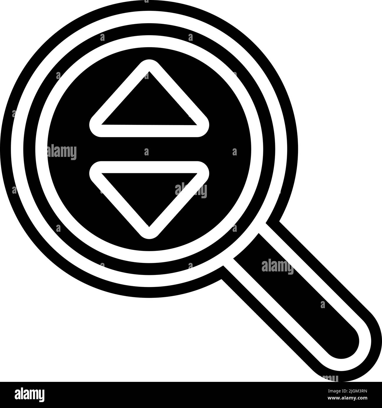 magnifying glass icon Stock Vector Image & Art - Alamy