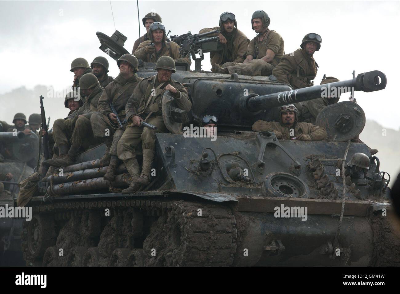 Fury film brad pitt hi-res stock photography and images - Alamy