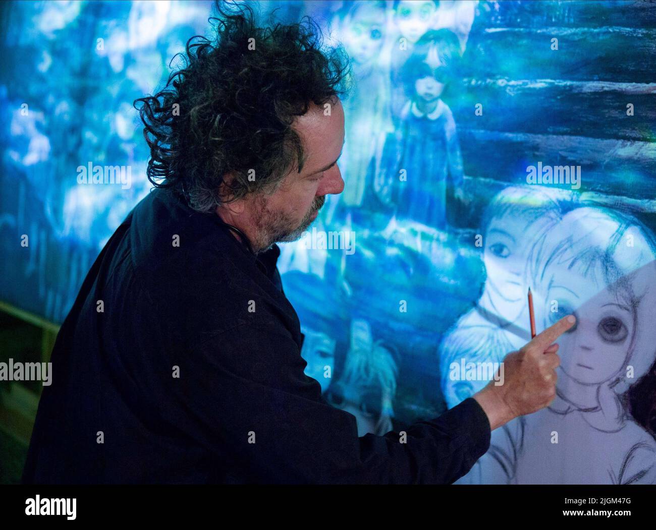 TIM BURTON, BIG EYES, 2014 Stock Photo - Alamy