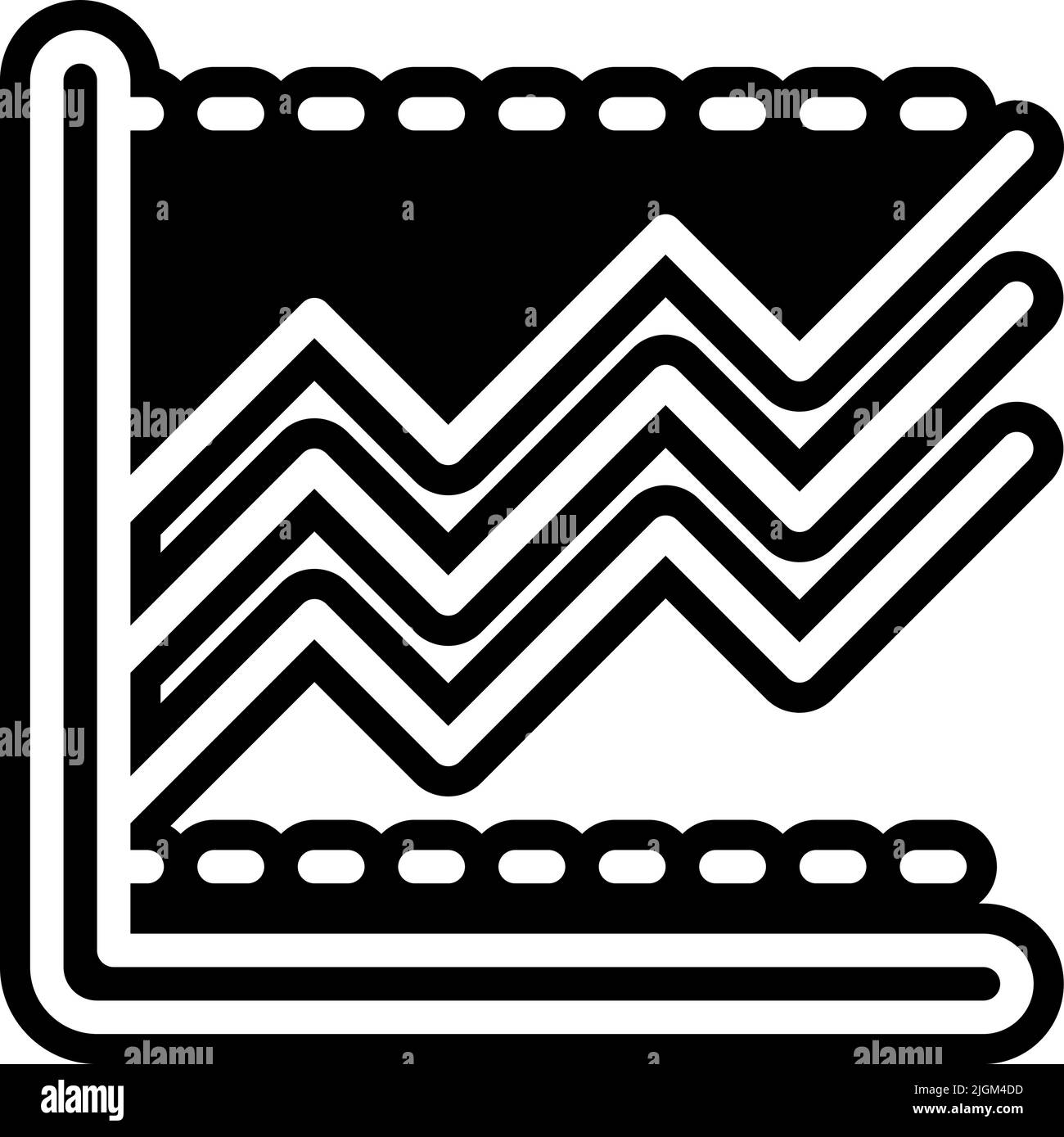 line graph icon Stock Vector Image & Art - Alamy