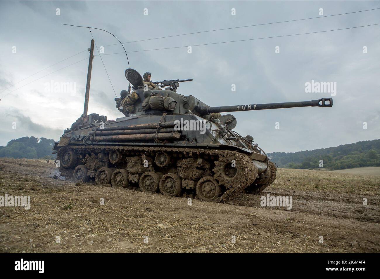 Fury Tank Movie Wallpaper