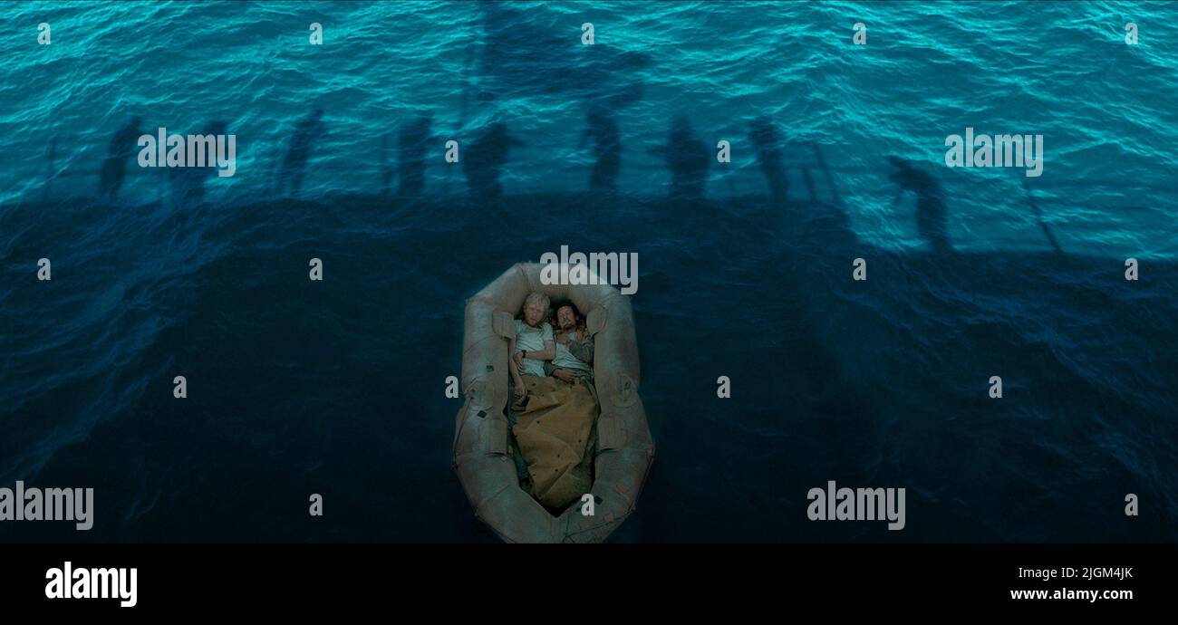 GARRETT HEDLUND, DOMHNALL GLEESON, UNBROKEN, 2014 Stock Photo - Alamy