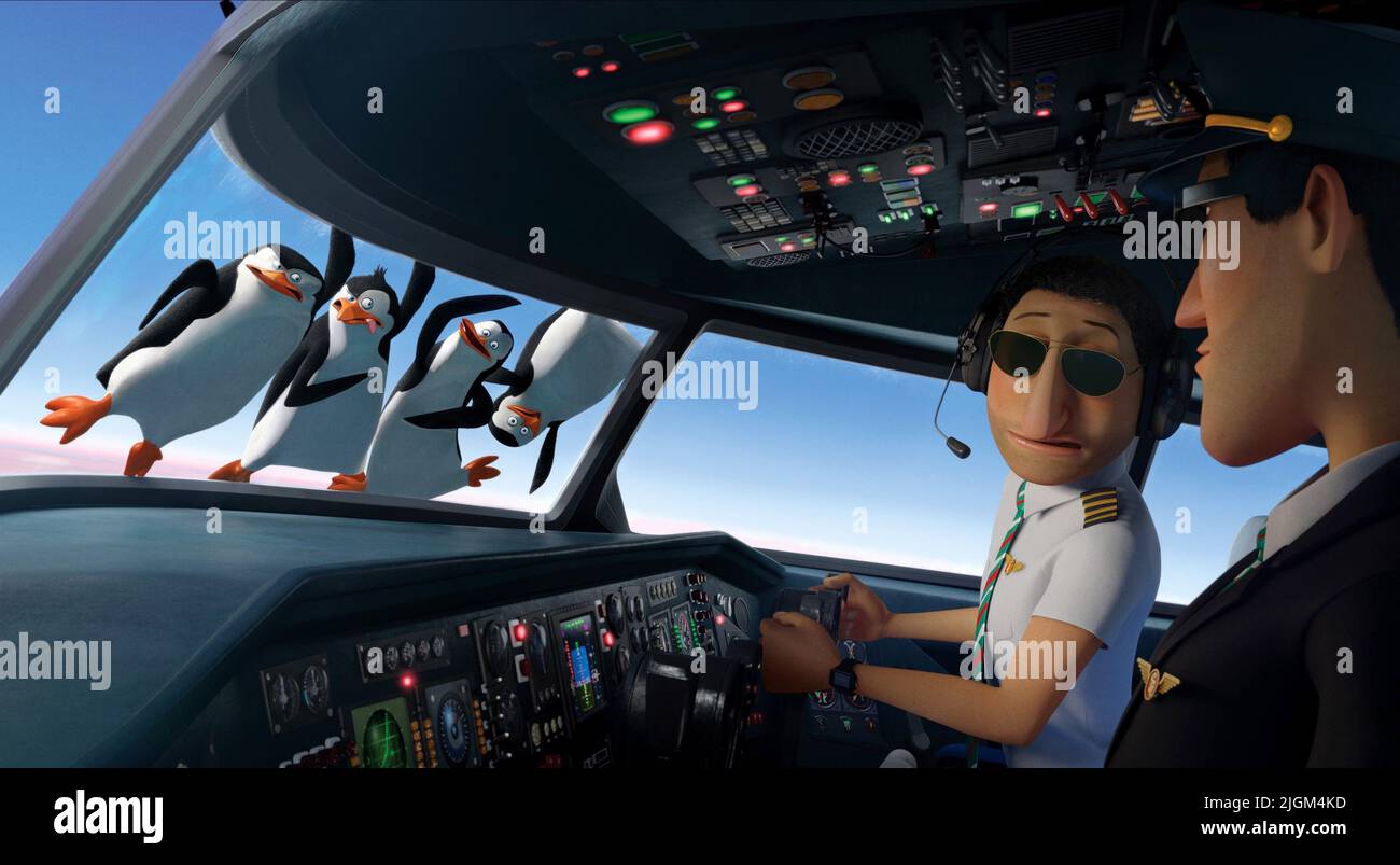 KOWALSKI,SKIPPER,RICO,PRIVATE, PENGUINS OF MADAGASCAR, 2014 Stock Photo - Alamy