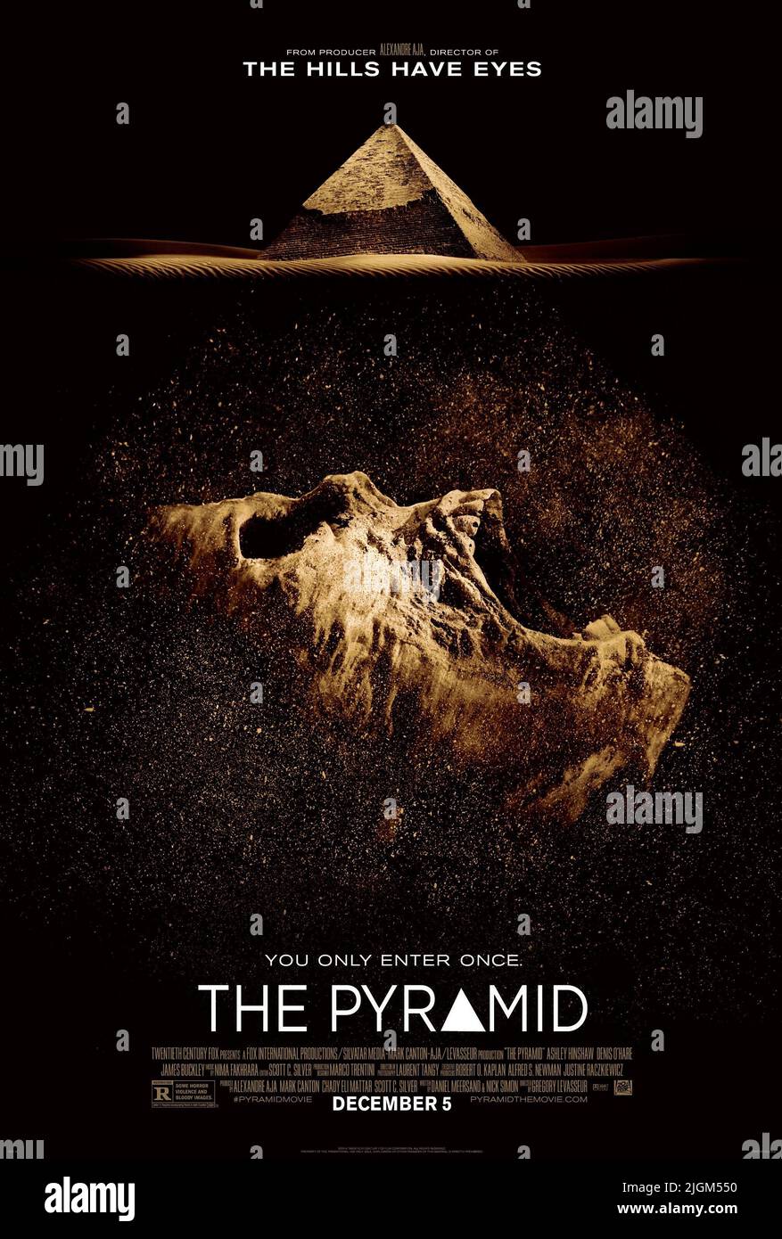 MOVIE POSTER, THE PYRAMID, 2014 Stock Photo - Alamy