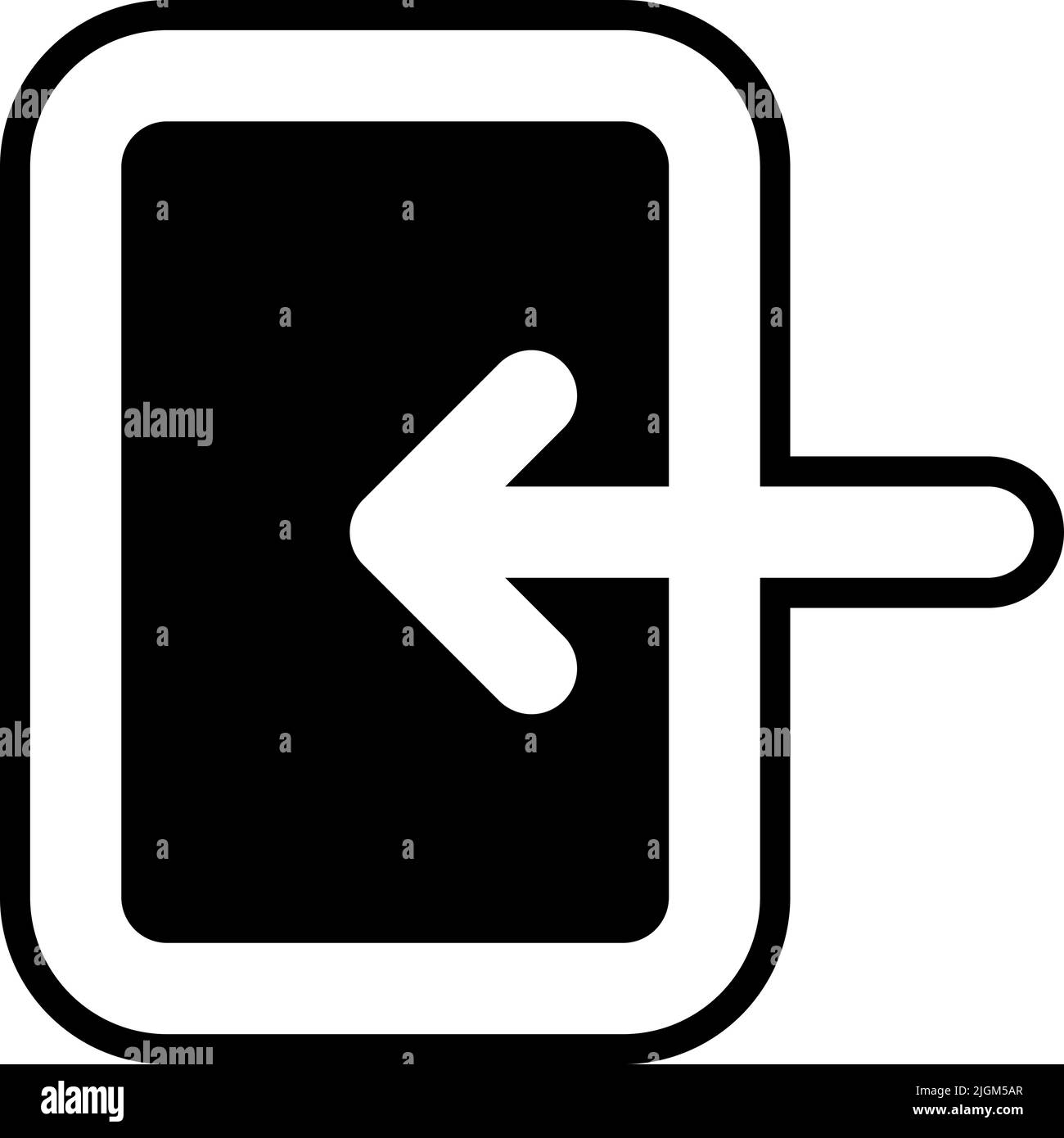 Log user icon outline hi-res stock photography and images - Alamy