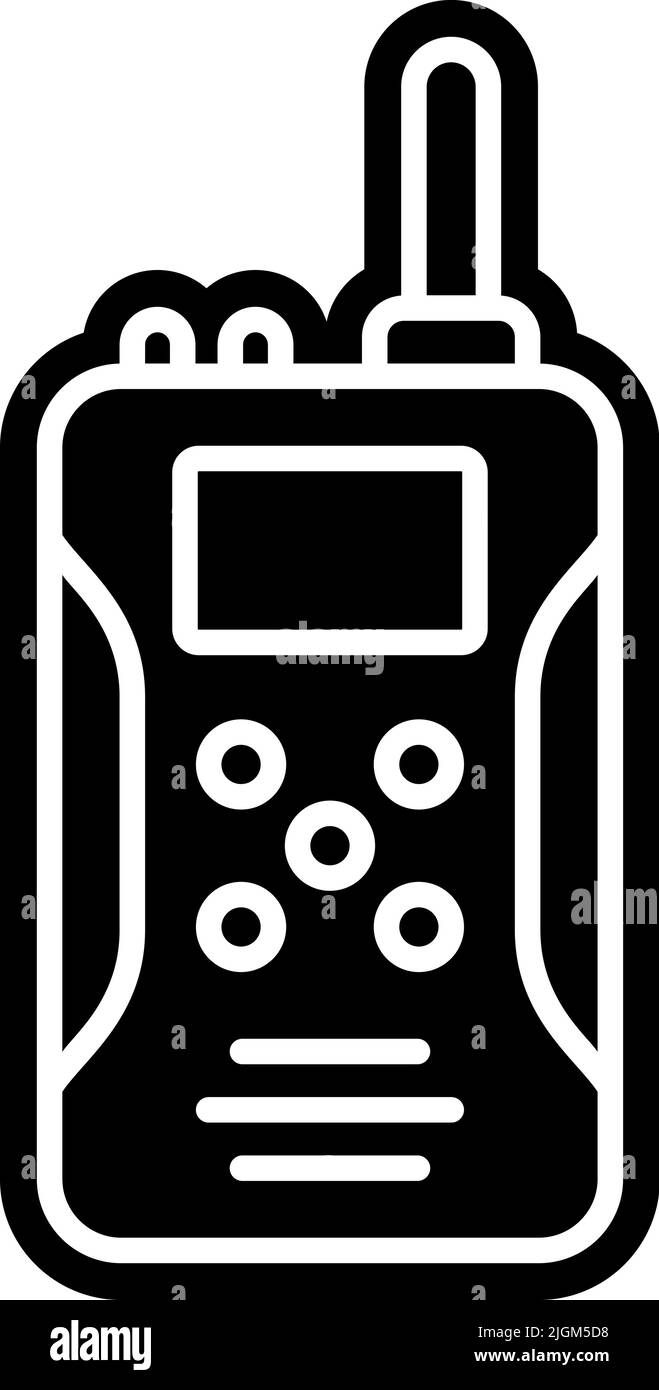 Military equipment walkie talkie Black and White Stock Photos & Images ...