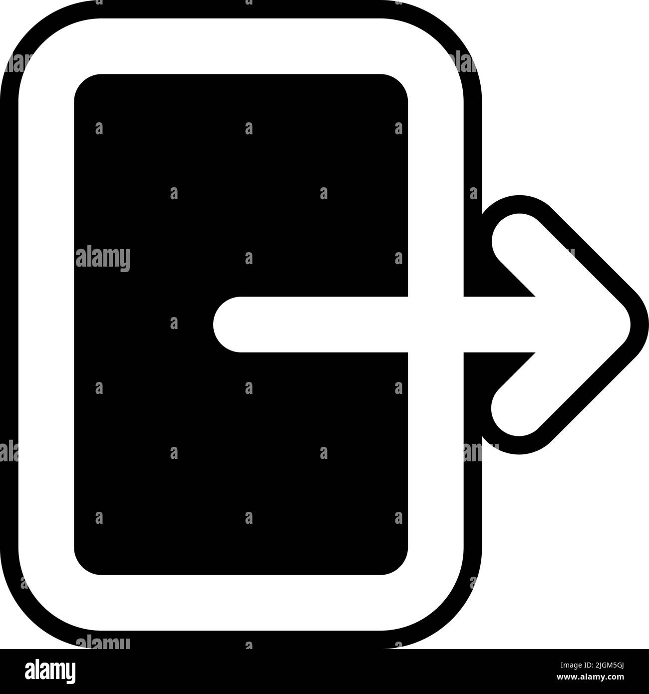 log out icon Stock Vector Image & Art - Alamy