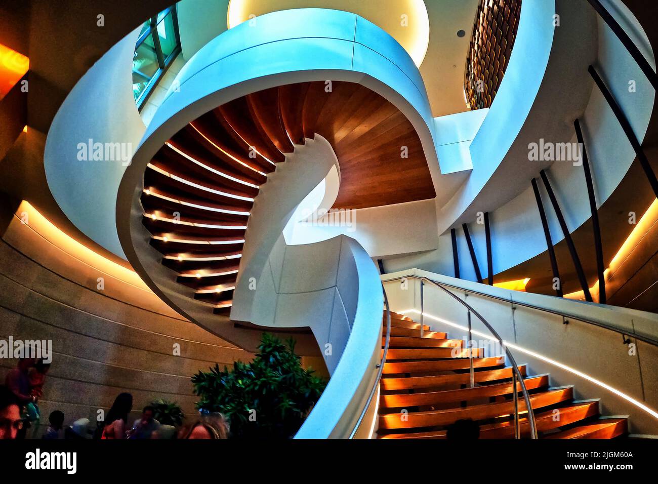 Ornate curving stairs hi-res stock photography and images - Alamy