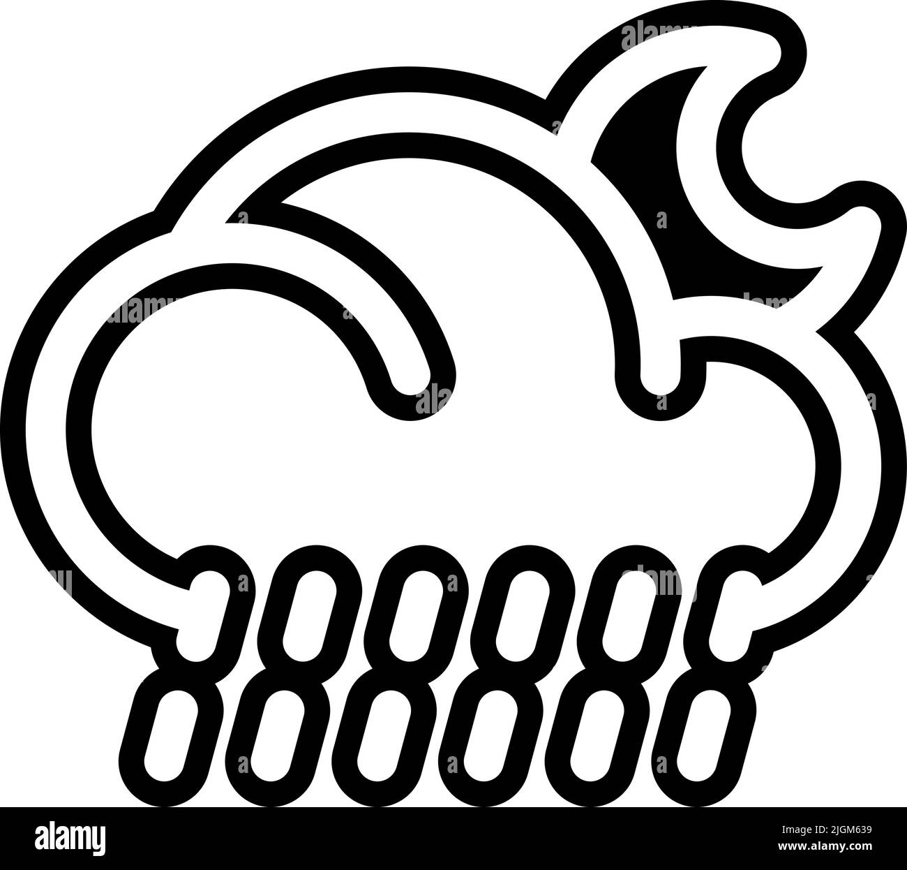 heavy rain icon Stock Vector Image & Art - Alamy
