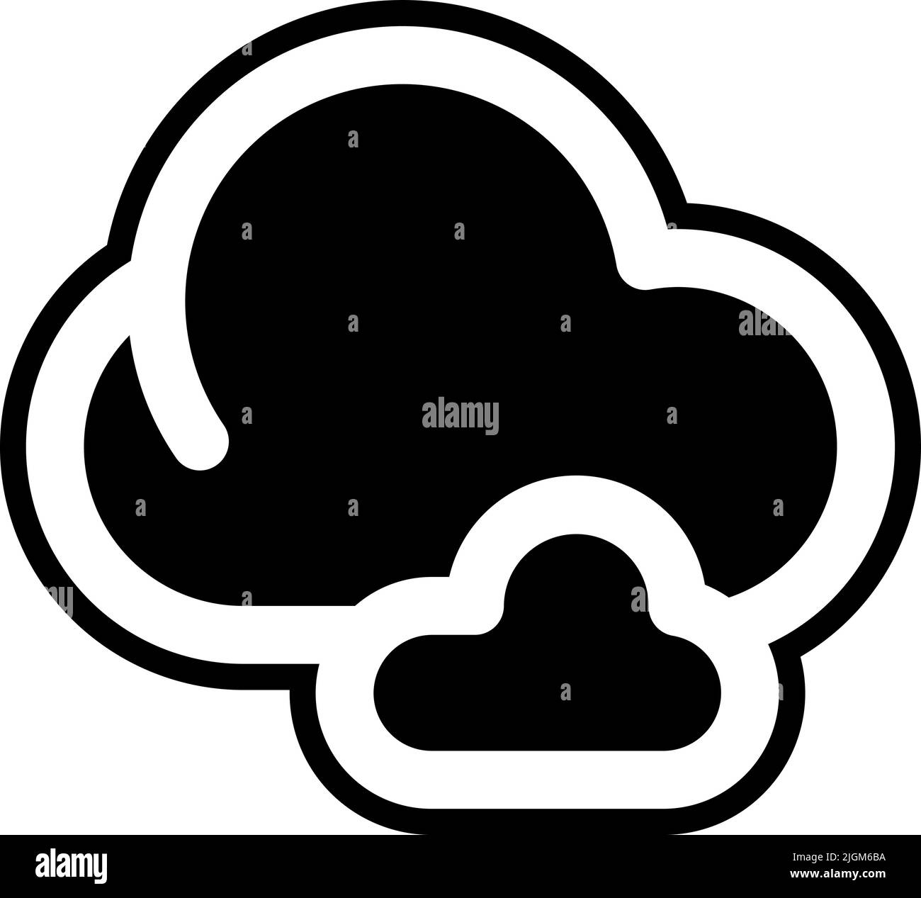 cloudy icon Stock Vector Image & Art - Alamy