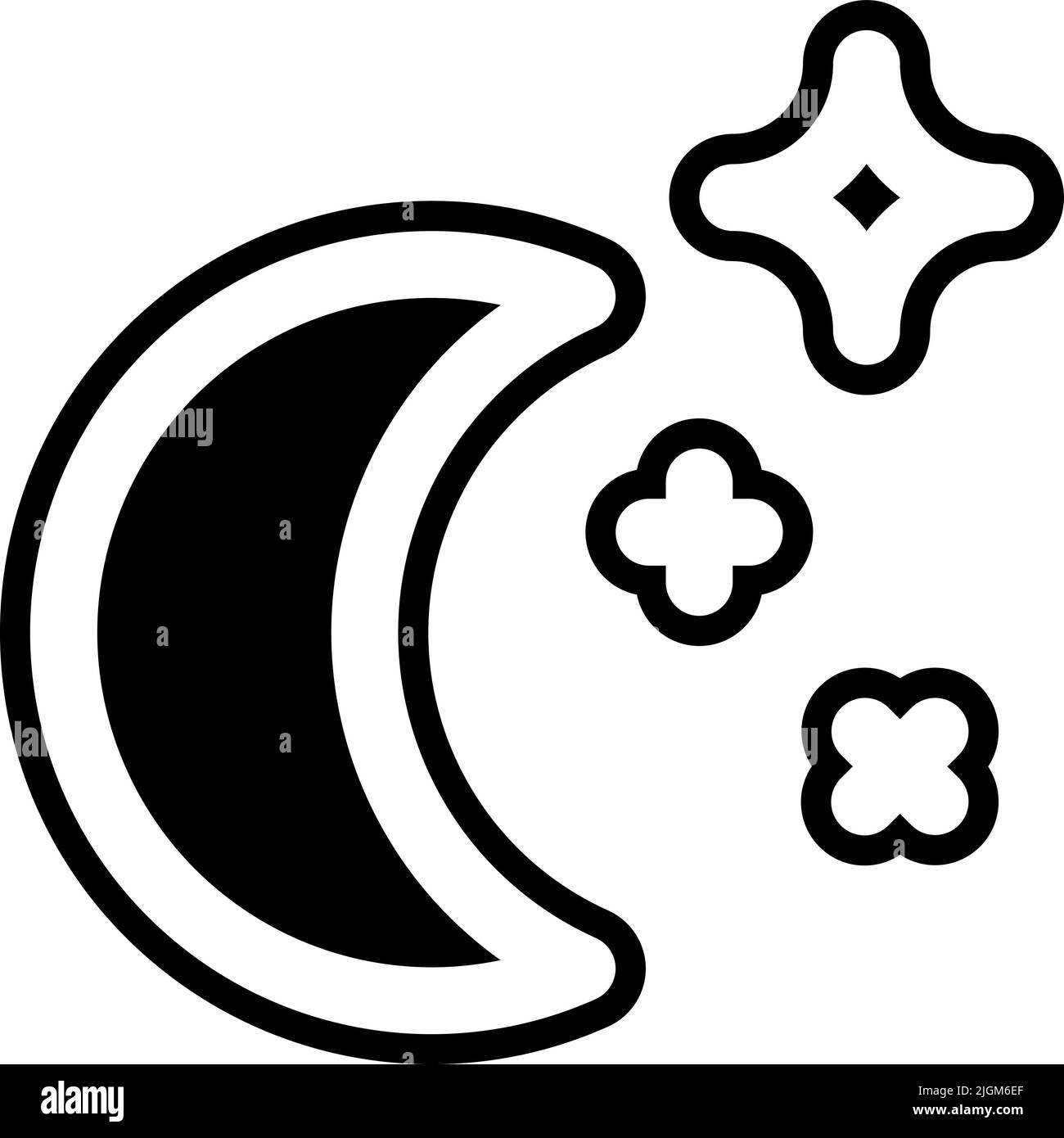 night icon Stock Vector Image & Art - Alamy