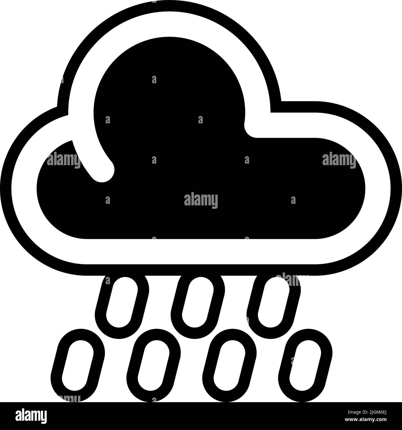 heavy rain icon Stock Vector Image & Art - Alamy