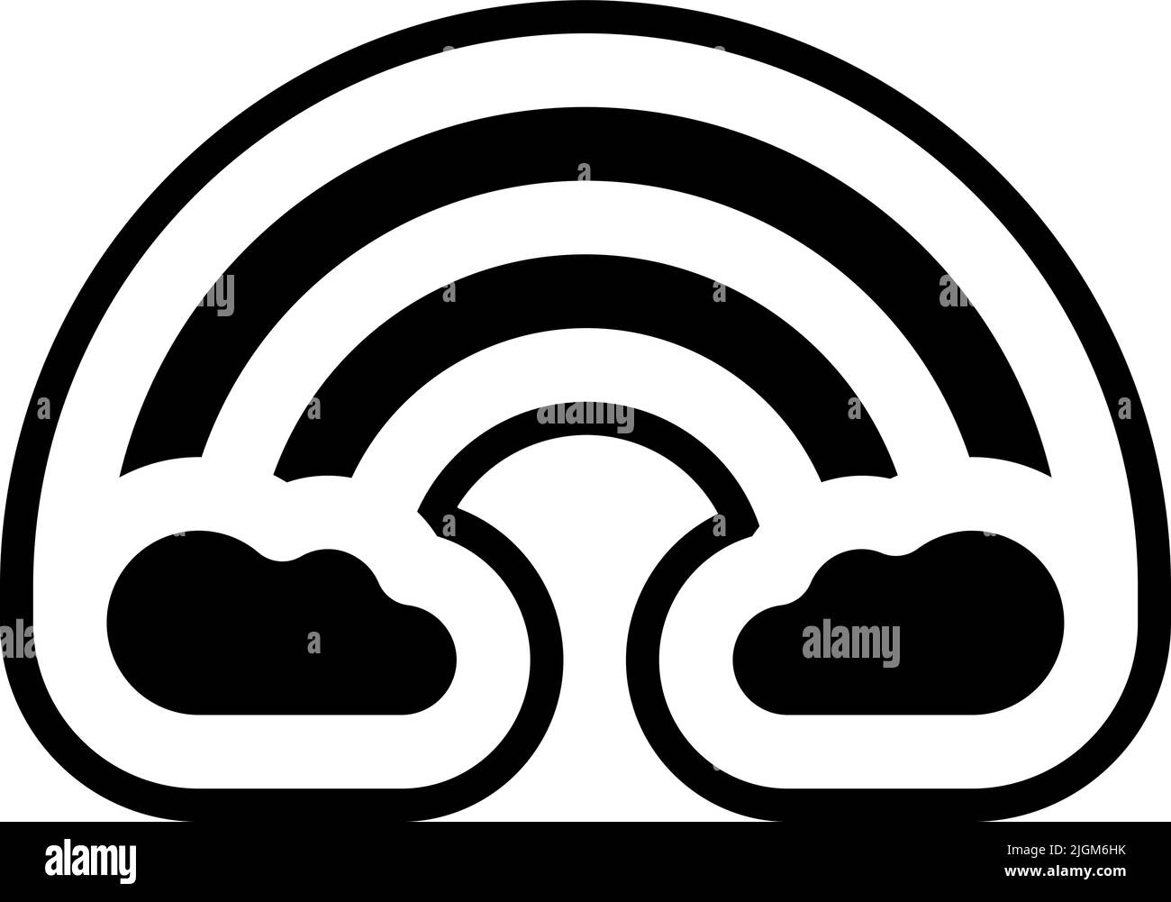 rainbow icon Stock Vector Image & Art - Alamy