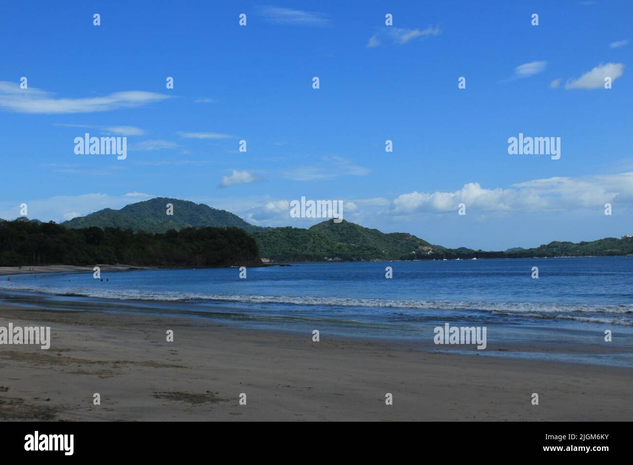 View from Penca Beach, located in Guanacaste, Costa Rica Stock Photo ...