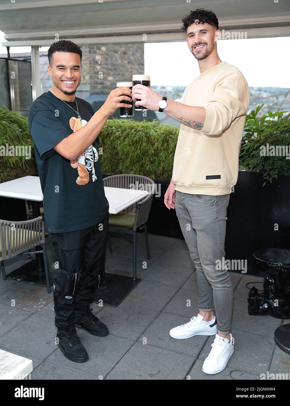 Love Island finalist and boohooMAN ambassador Toby Aromolaran pictured ...