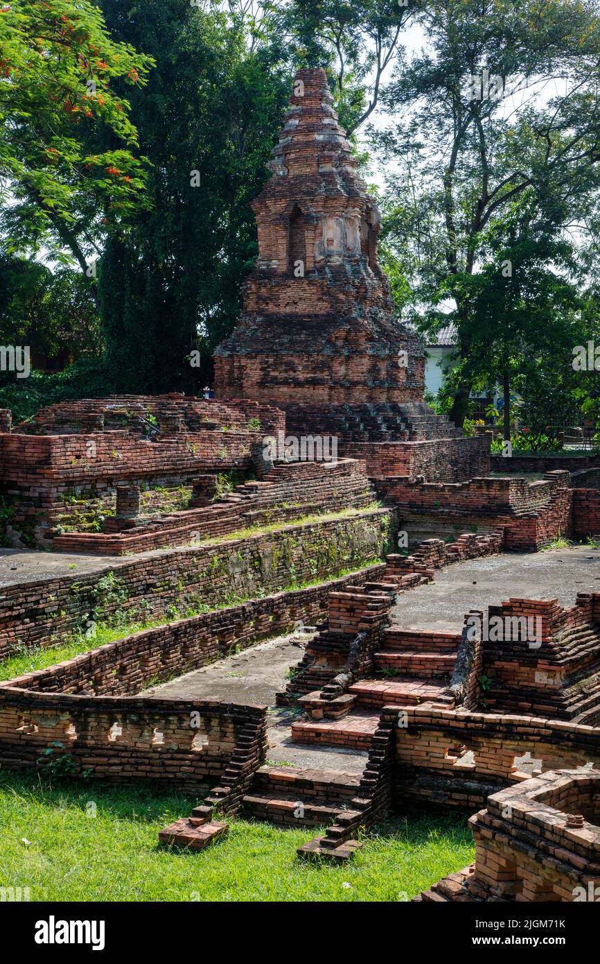 The archaeologica site of Wiang Kum Kam along the Ping River was built ...