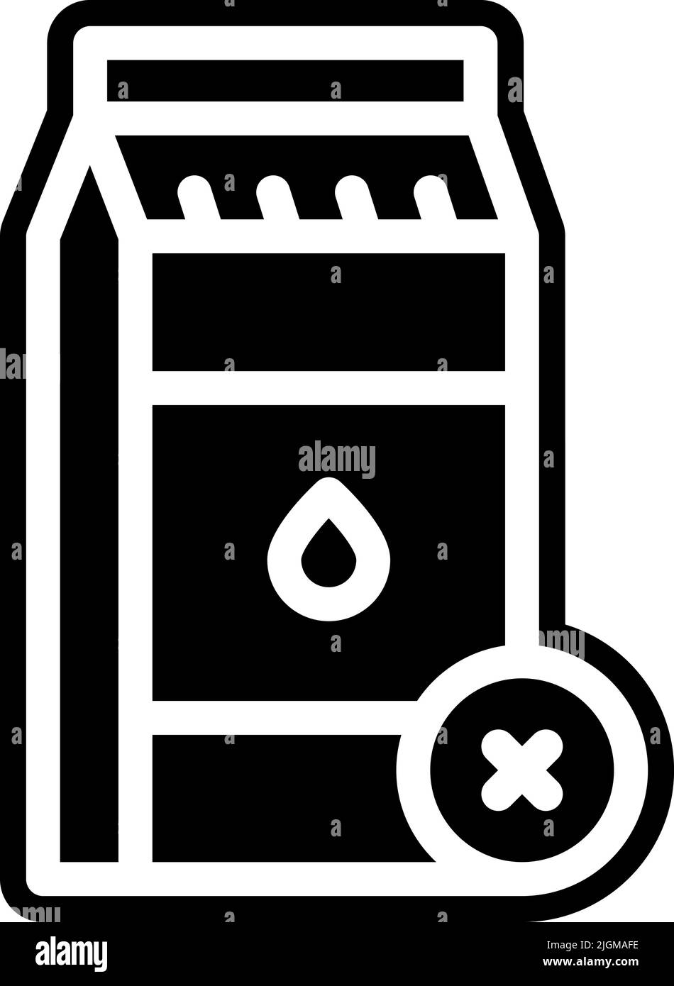 Allergies lactose intolerant icon Stock Vector Image & Art - Alamy