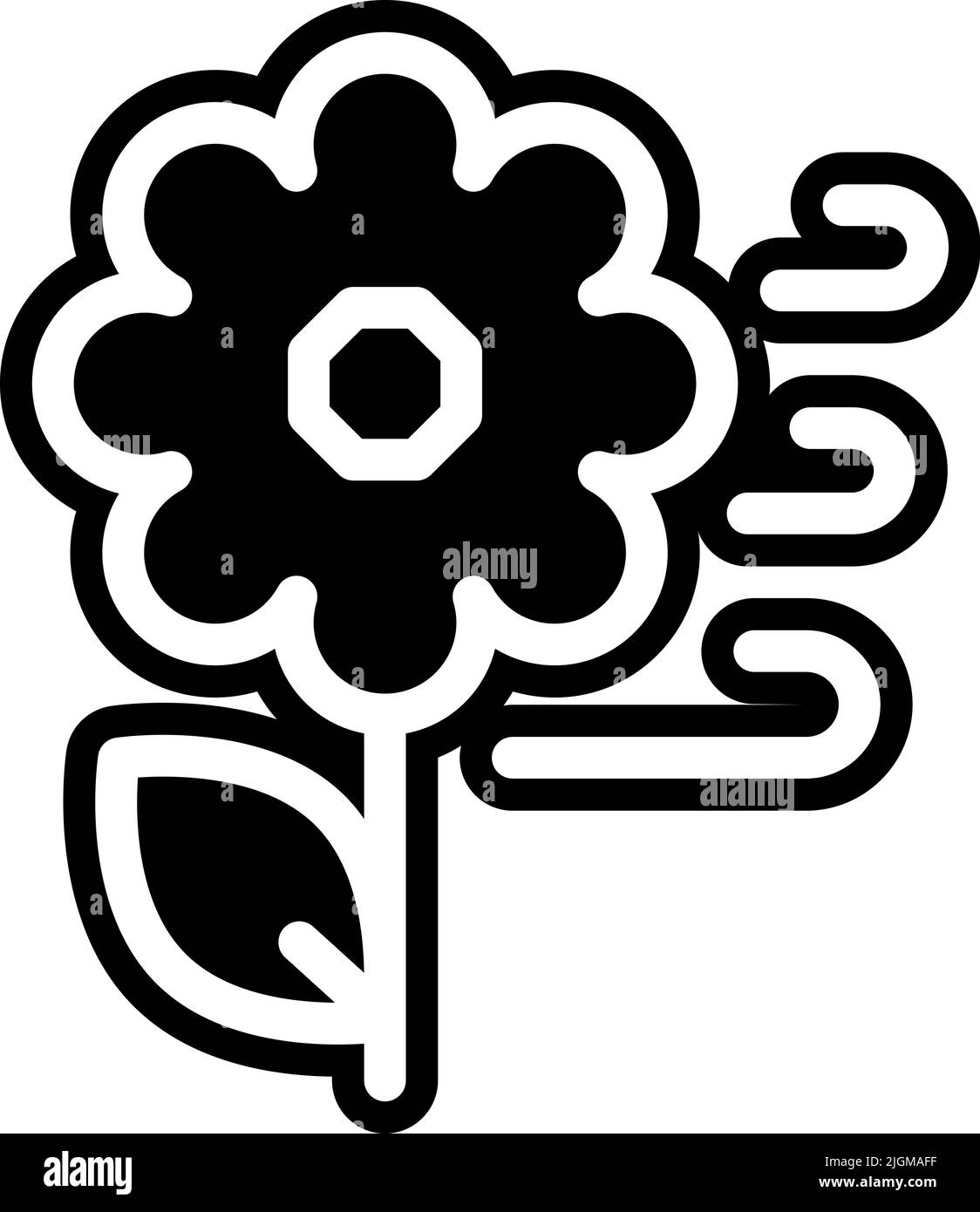 Allergies flower icon Stock Vector Image & Art - Alamy