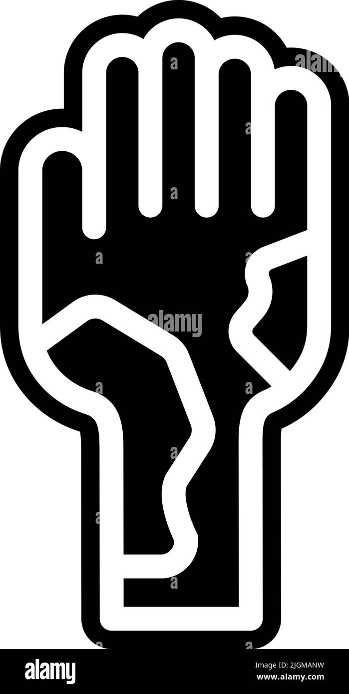 Eczema hand icon set Stock Vector Images - Alamy
