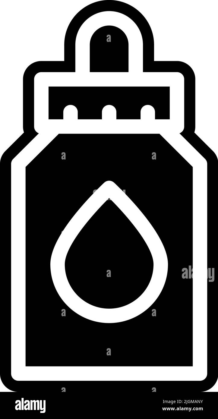 Bottle eye drops icon Black and White Stock Photos & Images - Alamy