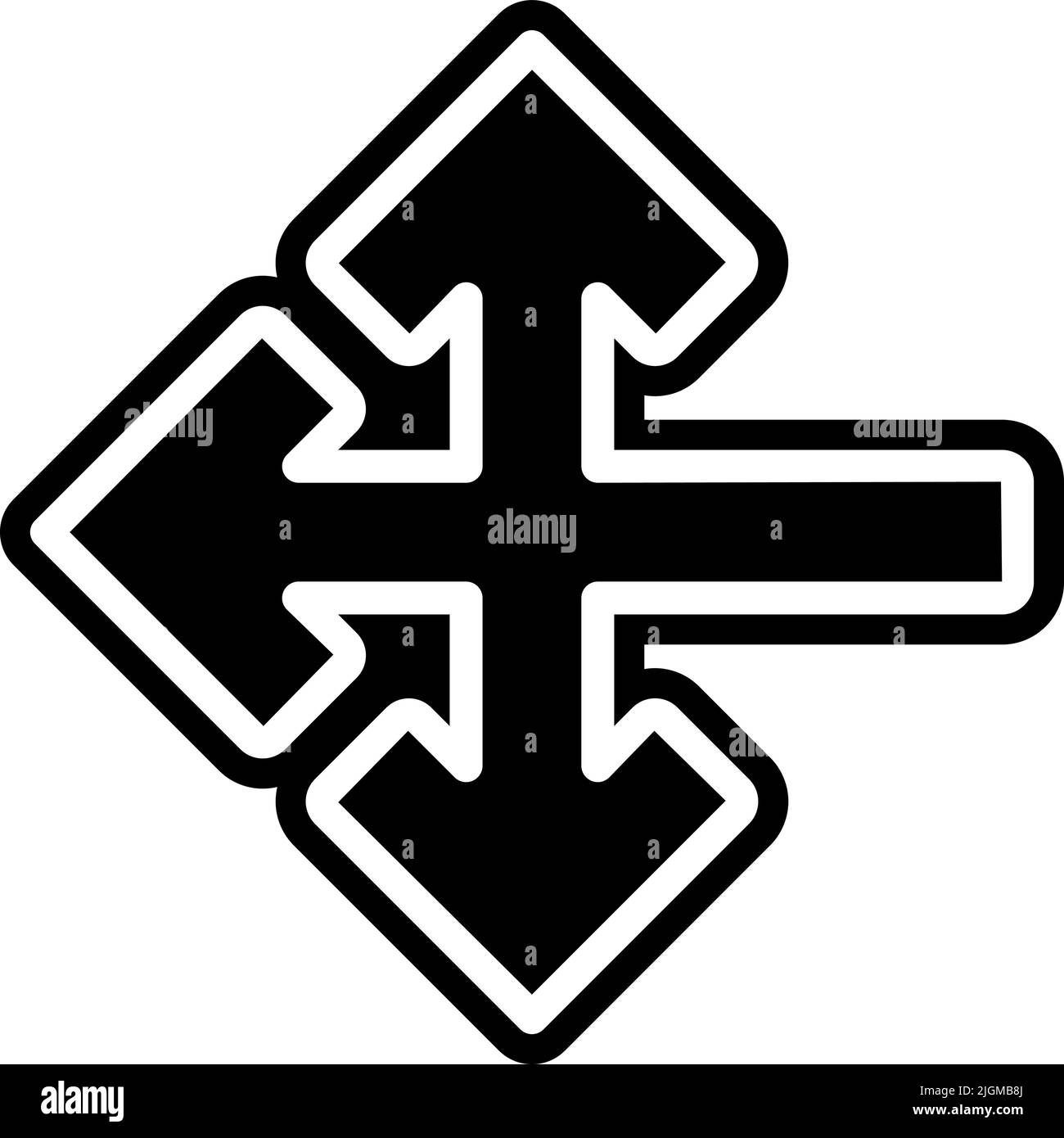 Arrow three arrows icon Stock Vector Image & Art - Alamy