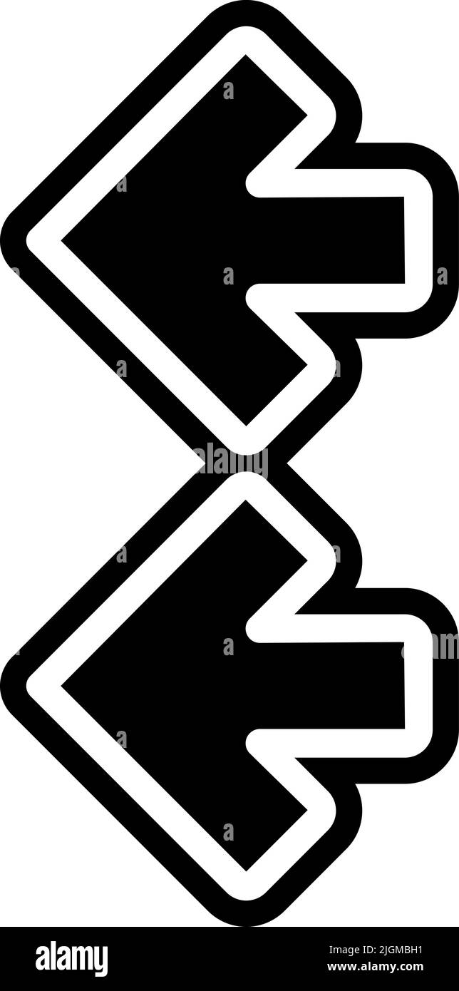 Two arrows and circle hi-res stock photography and images - Alamy