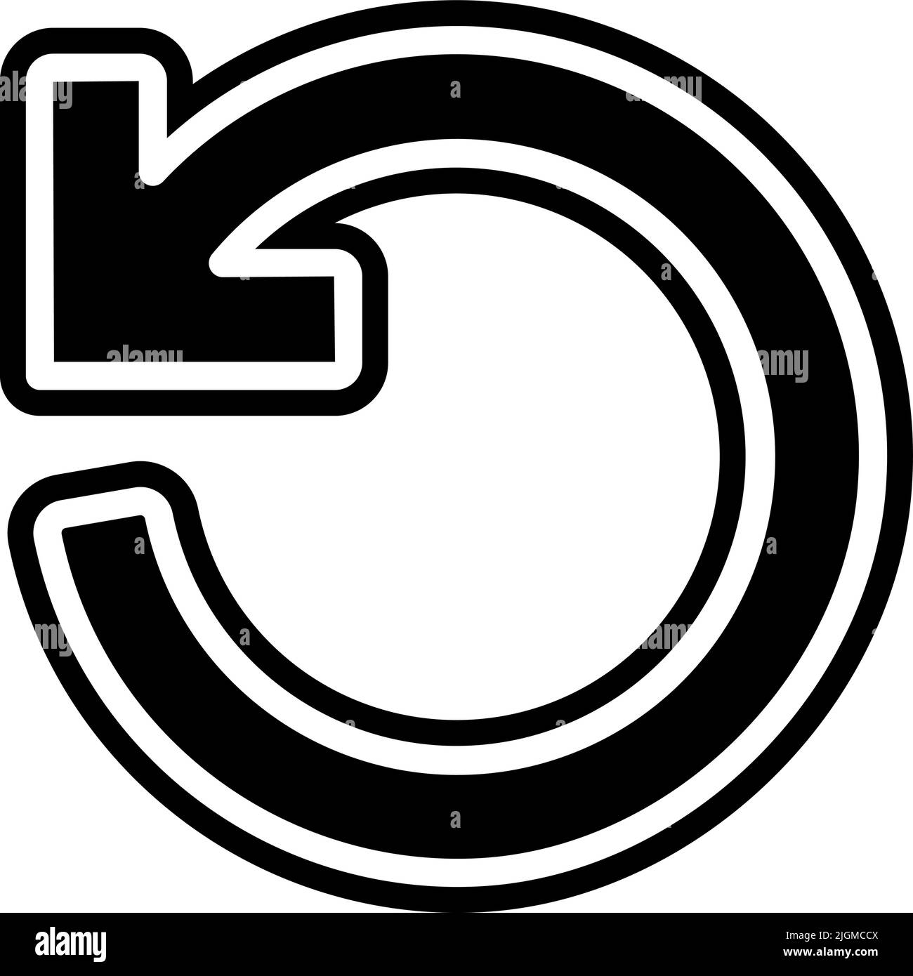 Arrow circular icon Stock Vector Image & Art - Alamy