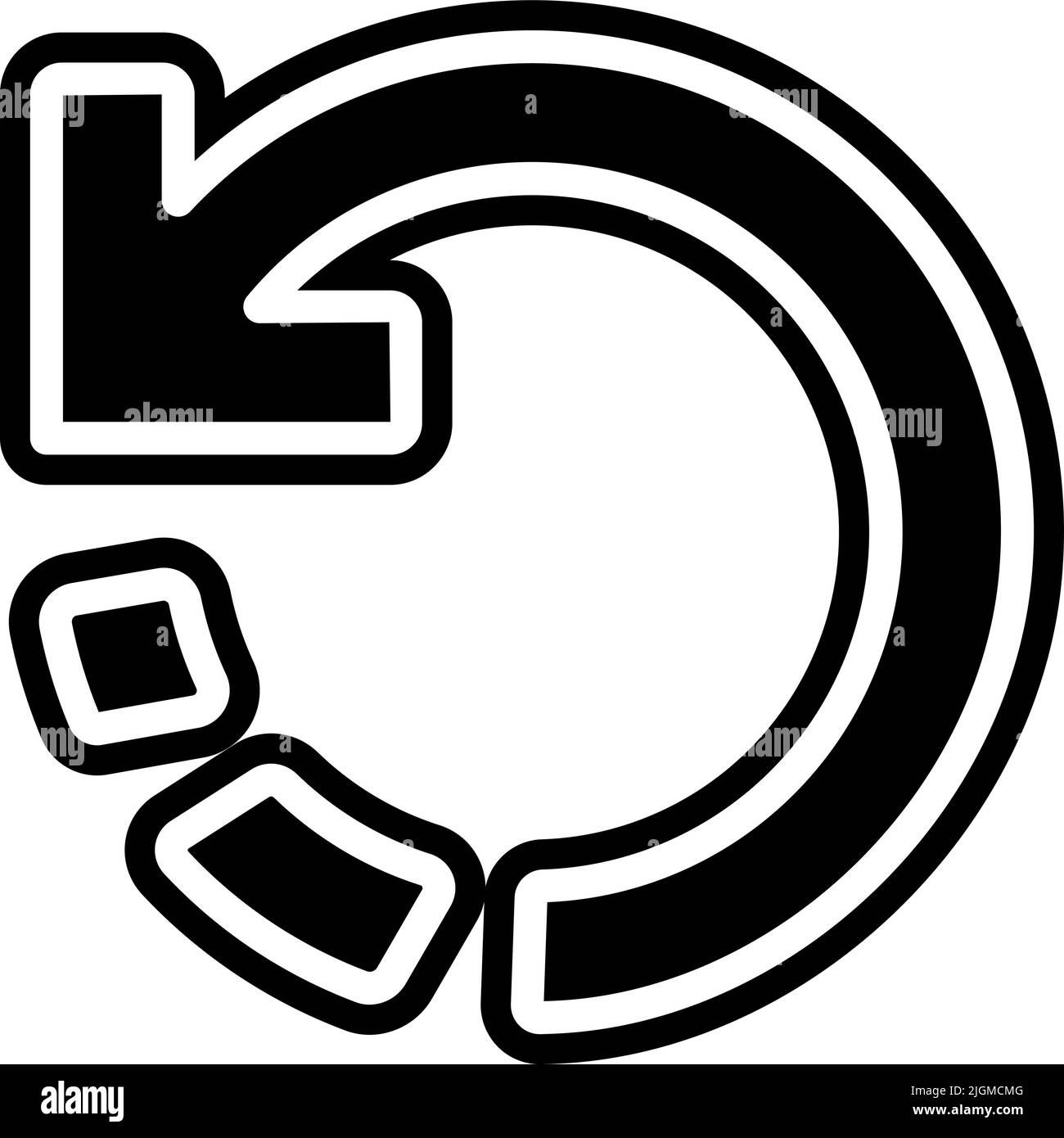 Arrow circular icon Stock Vector Image & Art - Alamy